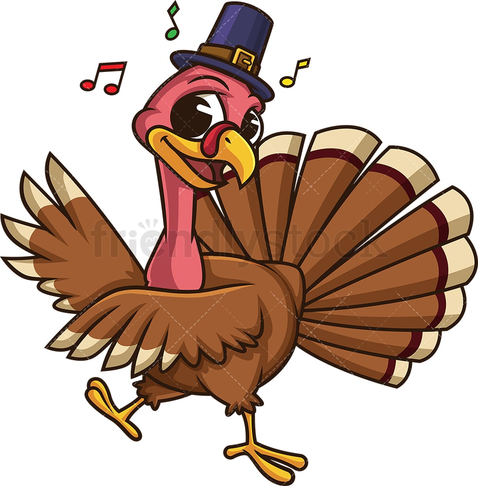 死火鸡卡通剪贴画矢量-友好股票 - ManBet 万博