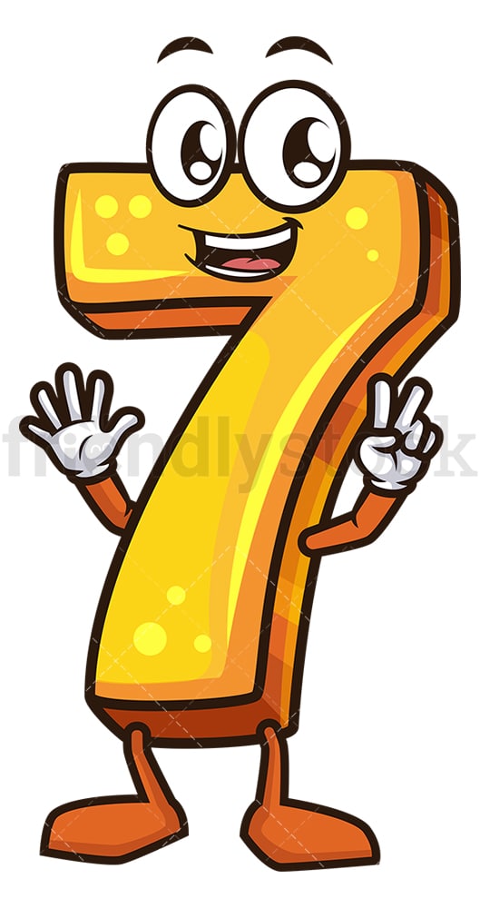 可爱的卡通数字剪纸矢量集合- FriendlyStock - ManBet 万博